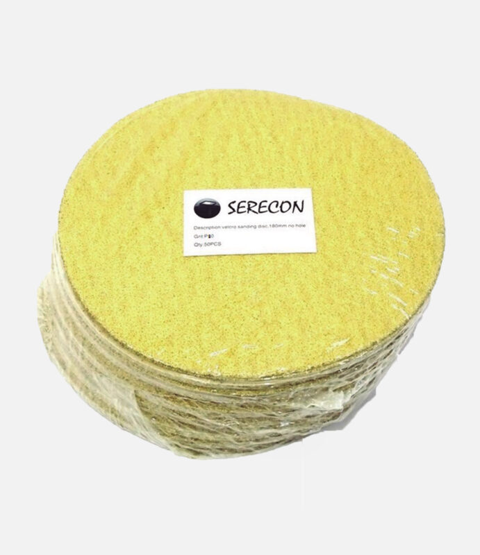 Disco de lija 180mm – Pack 50 unidades – SERECON
